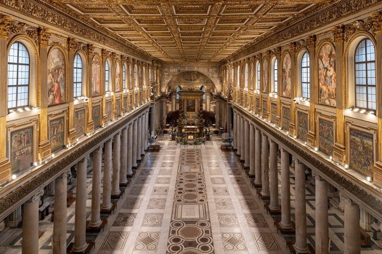 A Basílica de Santa Maria Maior, onde o Papa foi enterrado, abriga ...